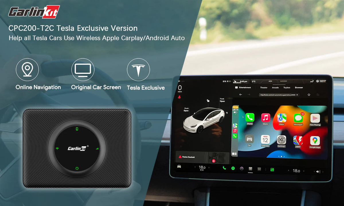 Carlinkit Wireless CarPlay Adapter - Make Your Wired CarPlay WIRELESS
